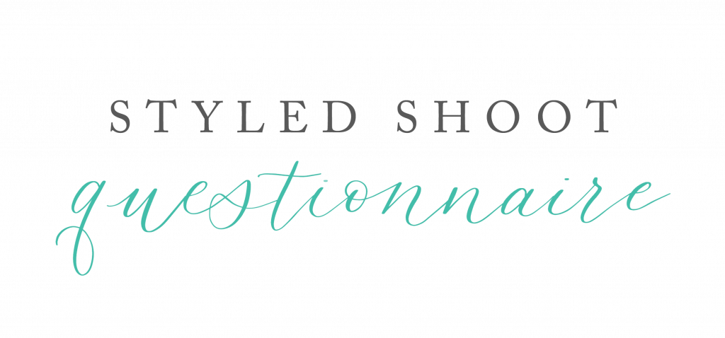 calligraphy banner_styled shoot questionnaire | sablewoodpaper.com