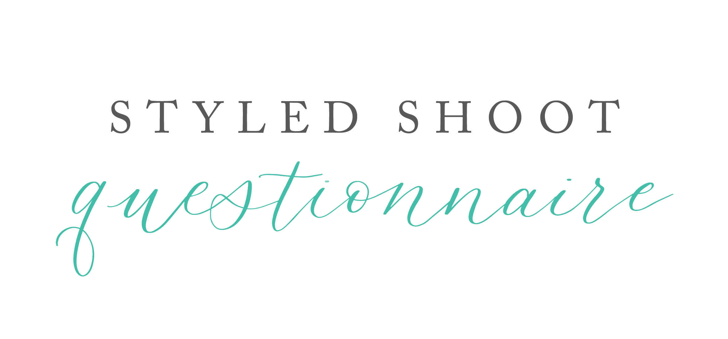 calligraphy banner_styled shoot questionnaire | sablewoodpaper.com
